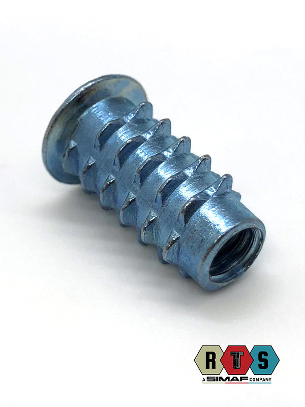 41/TBH Steel Open Hexagonal Recess Round Flush Head Wood Insert ...