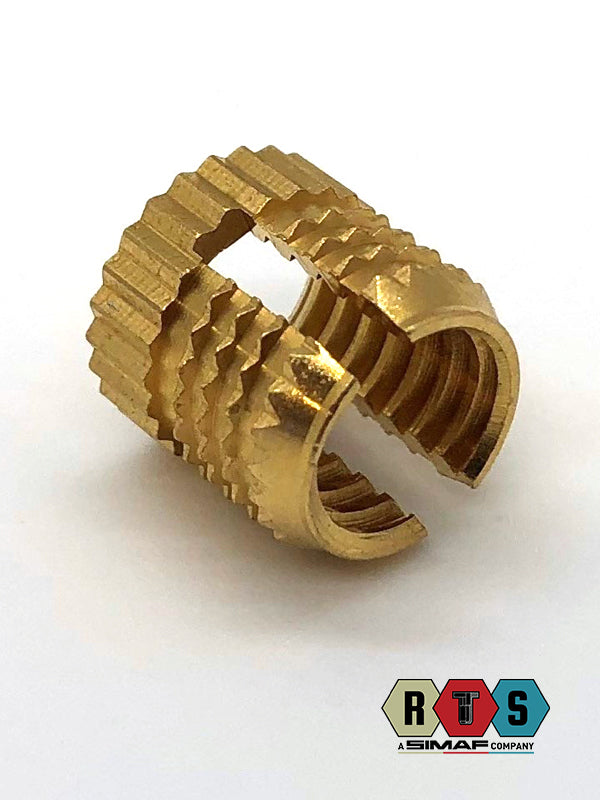 41/TRB Open Round Recess Head Round Brass Wood Insert - RTS – Rivetnut ...