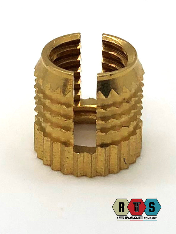 41/TRB Open Round Recess Head Round Brass Wood Insert - RTS – Rivetnut ...