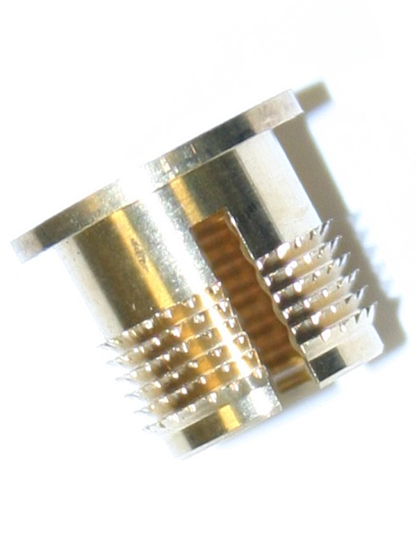 C - Brass flat head insert for plastics - Rivetnut Technology Systems